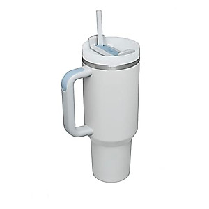 30oz tumbler with handle (Light blue)