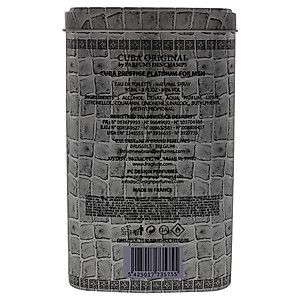 Cuba Original by Parfums Des Champs Prestige Platinum by Cuba, 3 oz Eau De Toilette Spray for Men (CUBPRPM0009002)