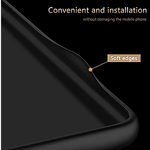 Puxssul for OnePlus 8T 5G Case, Soft TPU Artificial Leather case,Extremely Light Ultra-Light Camera Protection Leather Cover Case for OnePlus 8T 5G (Black)