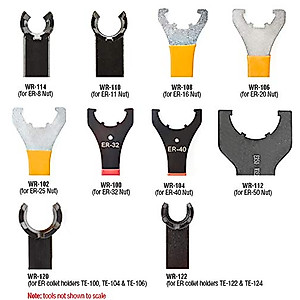 Amana Tool - Wrench for ER8 Nut (WR-114), Industrial Grade