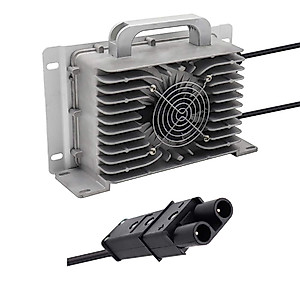 48V 15A Golf Cart Battery Charger for Yamaha Golf Cart G14 G16 G19 G22 Drive with 2 Pin Plug Waterproof IP68
