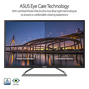 ASUS VA32UQ 31.5” HDR Monitor 4K (3840 x 2160) FreeSync Eye Care DisplayPort HDMI HDR10,Black