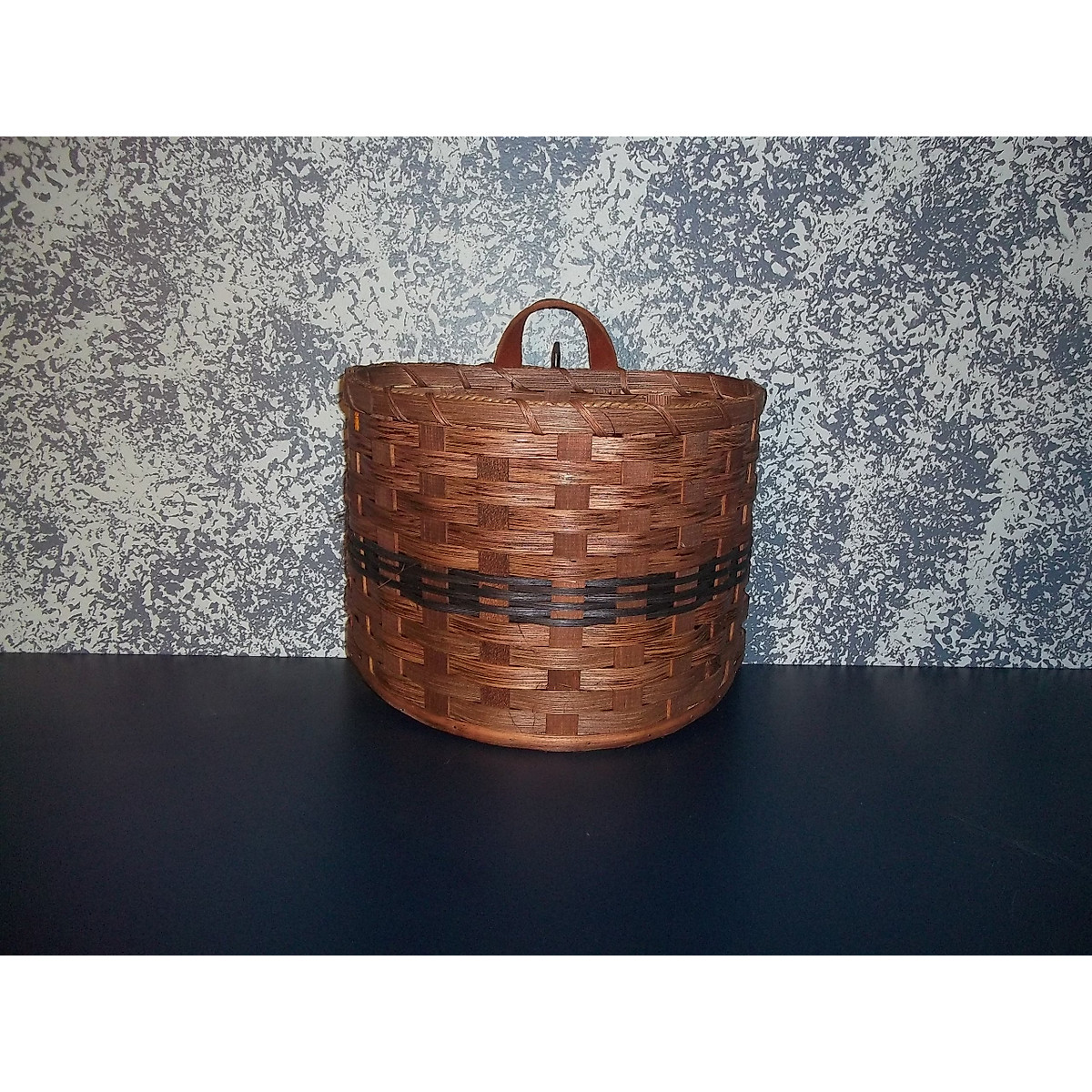 Wall Hanger Mail Basket-medium. Measures 8" X 11 3/4" X 6 1/4". Colors May Vary (Brown, Black, Red, Green, Blue, Purple, Burgundy, Natural)