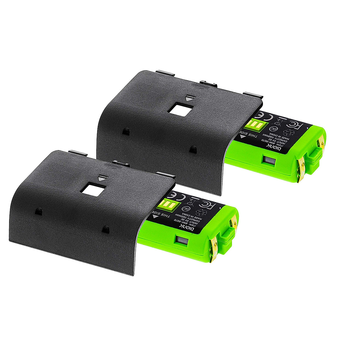 Bionik Power Stand for Xbox Series X/S: Dual Charge & Storage Dock with 2 Rechargeable Batteries-Power Adapter Included (BNK-9070) - Xbox Series X