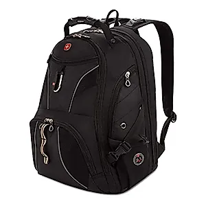 Swiss Gear SA1923 Black TSA Friendly ScanSmart Laptop Backpack - Fits Most 15 Inch Laptops and Tablets