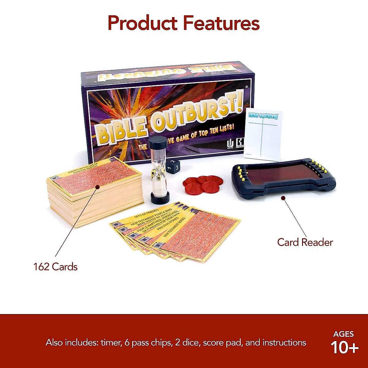 Cactus Games - Bible Outburst, The Explosive Game of Top Ten Lists