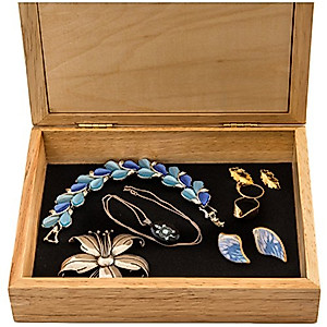 MarqArt Wood Art Celtic Box - Handmade USA - Unmatched Quality - Unique, No Two are the Same - Original Work of Wood Art. A Celtic Gift, Ring, Trinket or Wood Jewelry Box (#2852 Celtic Knot 6x8x2)