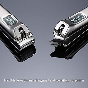 7Pcs Manicure Set, Pedicure Sets, Nail Clipper sets，Stainless Steel Professional Nail Cutter with Travel Case