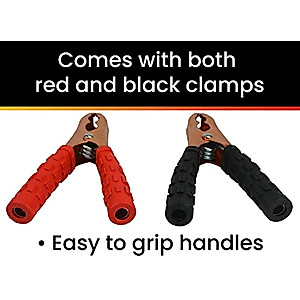 Hot Max 27207 200 Amp Copper Plated Battery Charger Clamps