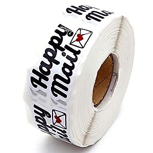 Muminglong Thank You Sticker, Small Business, 500 PCS (Happy Mail with)