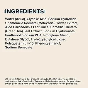 Paula's Choice SKIN PERFECTING 8% AHA Gel Exfoliant with Glycolic Acid Chamomile & Green Tea, 3.3 Ounce Pump Leave-On Gentle Exfoliator