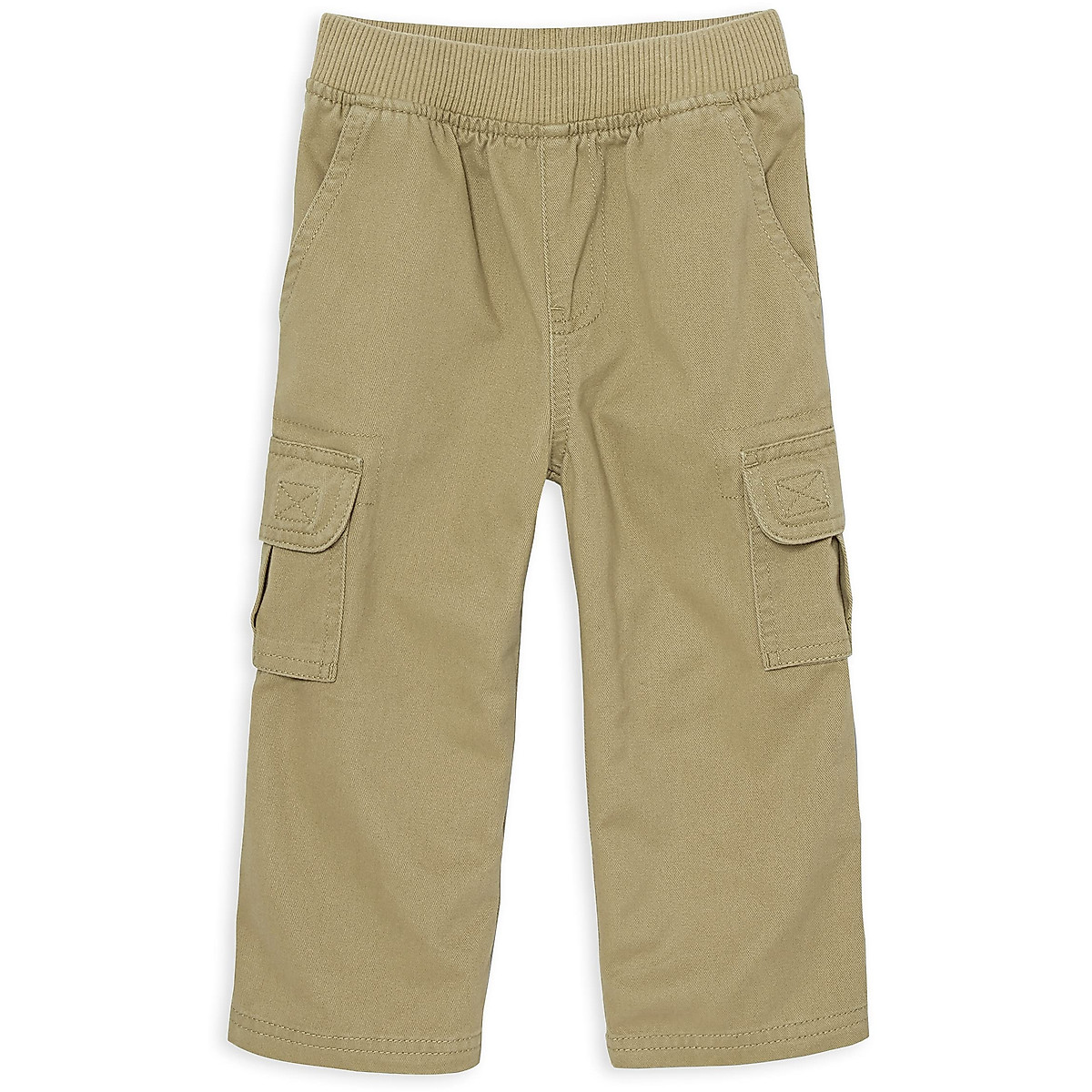The Children's Place Baby Boys and Toddler Boys Pull On Cargo Pants, Flax, 5T