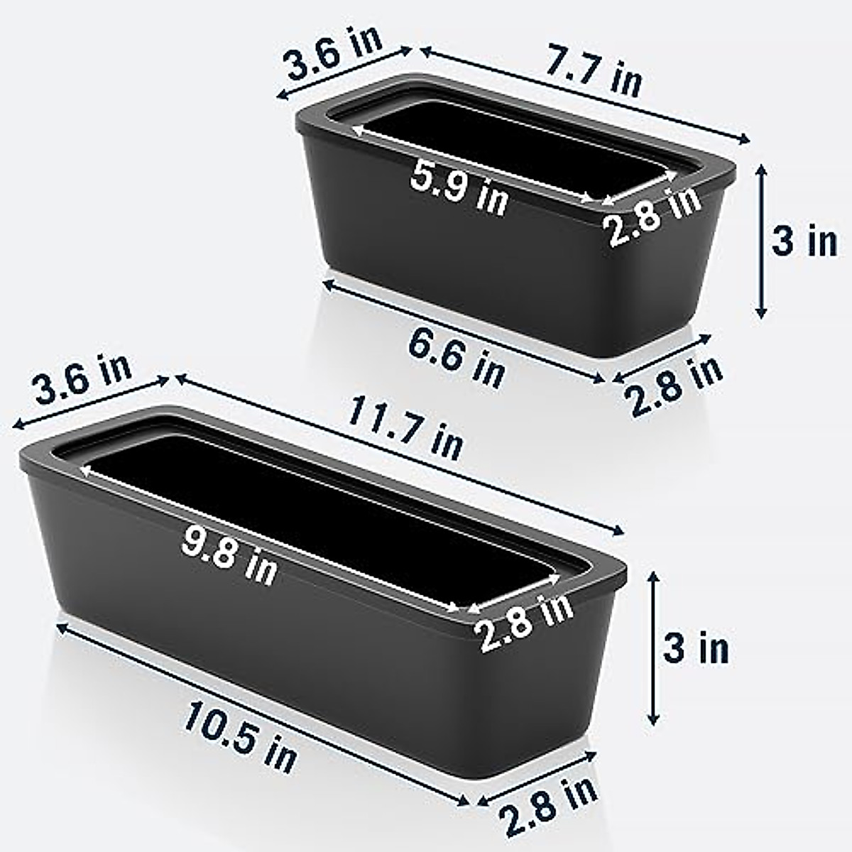 Freshmage Ziplock Bag Organizer Storage for Kitchen Drawer organizer, 5 in 1 Plastic Bag Holder Dispenser Can Be Assembled at Will, Compatible with All Brands and Sizes