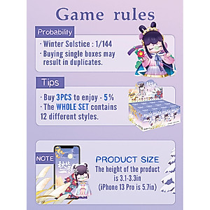 Rolife Nanci Blind Box-Meet Autumn and Winter-Cute Action Figure-Kawaii Figures Blind Bags Creative Gift for Girls and Women (1PCS)