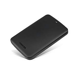 Toshiba Canvio Basics 1TB Portable Hard Drive - Black (HDTB310XK3AA)