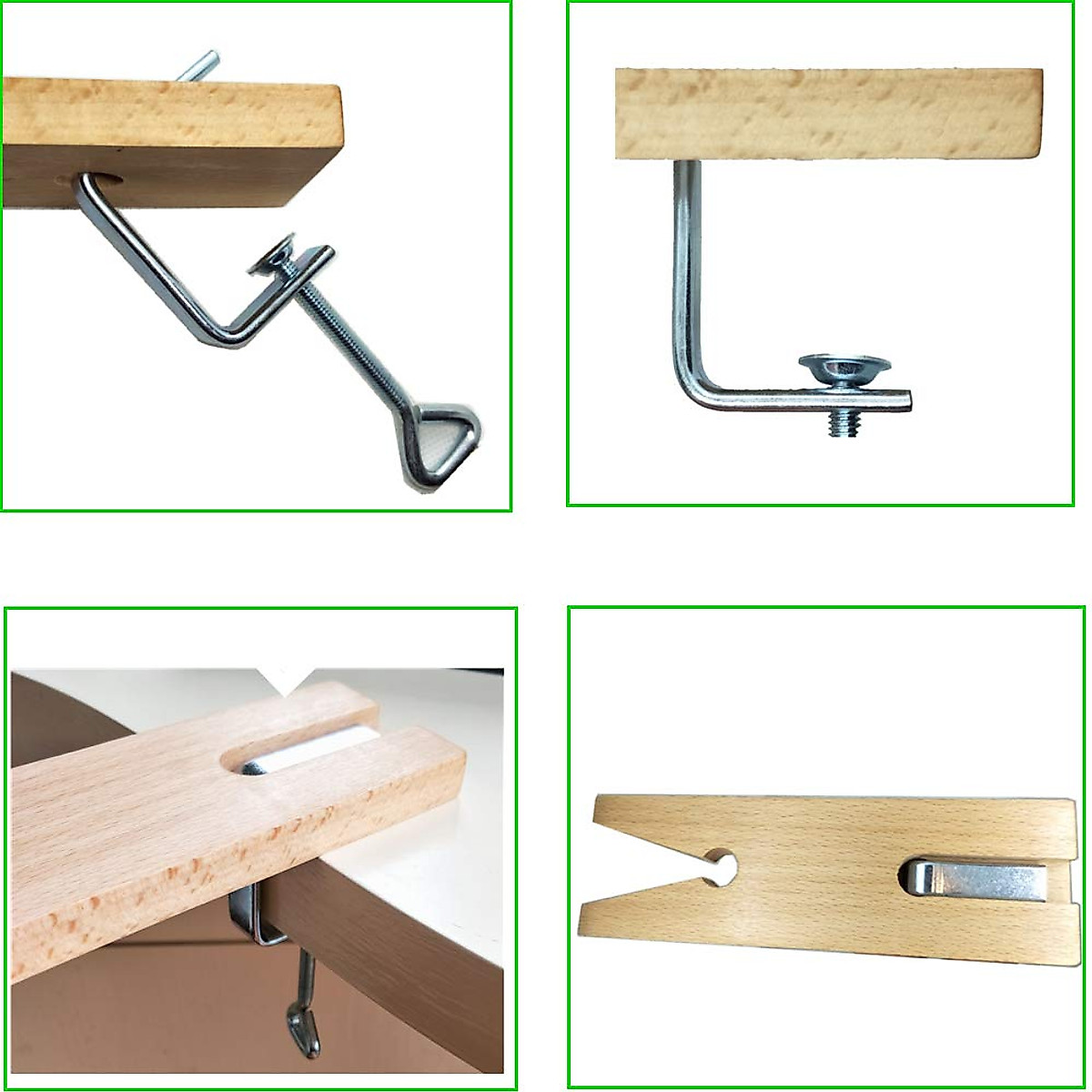 Bench Pin Clamp Set V-Slot for Workbench Wooden Jewelry Making Tool JZ-V-1