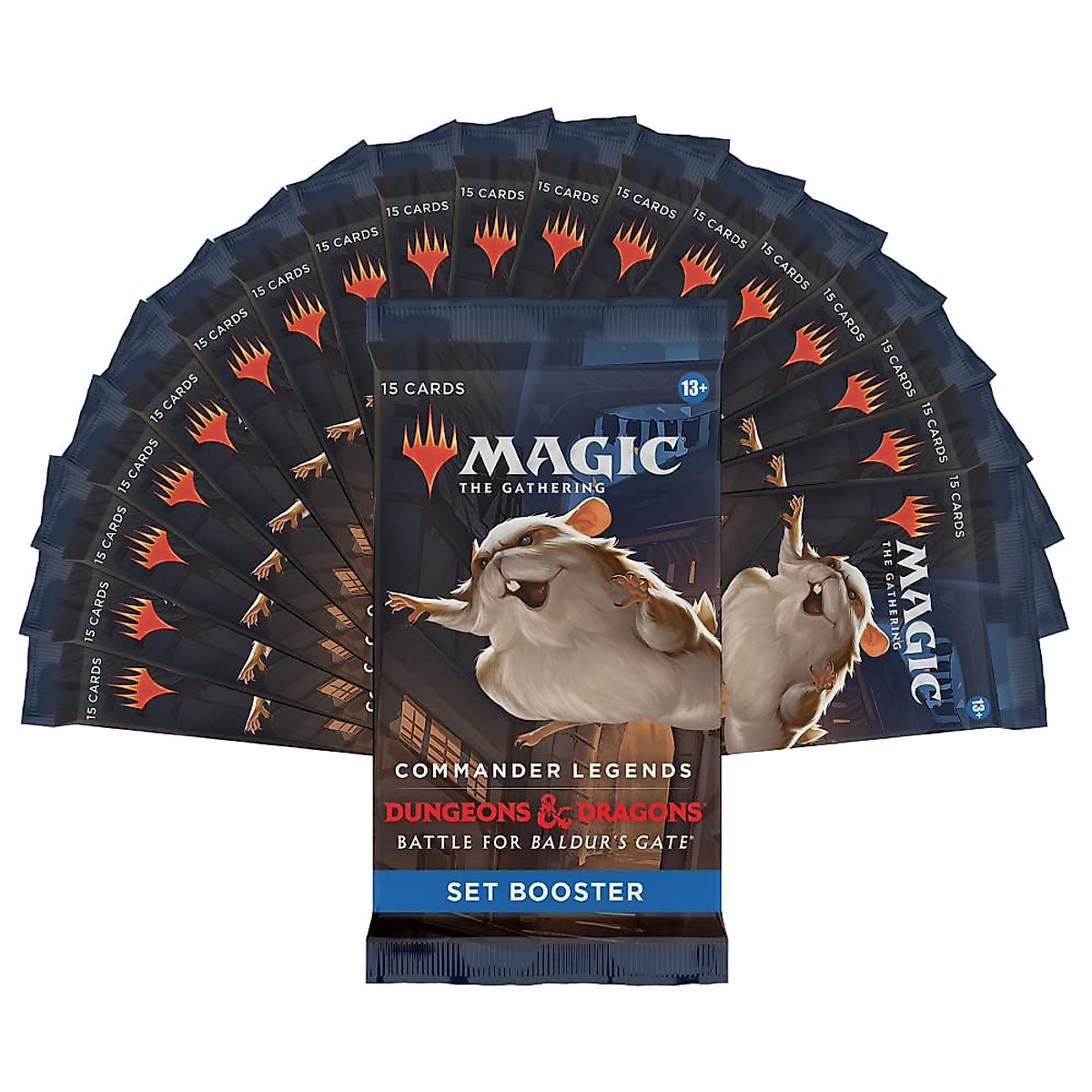Magic: The Gathering Commander Legends: Battle for Baldur’s Gate Set Booster Box | 18 Packs (270 Magic Cards)