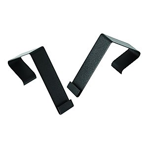 Quartet Cubicle Partition Hangers, Fits 1.5" – 2.5" Cube Walls, Matrix, Black (MCH10)