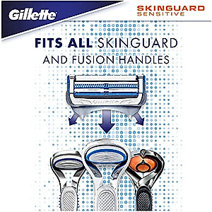 Gillette Skinguard Manual Shaving Razor Blades- pack of 8 cartridges