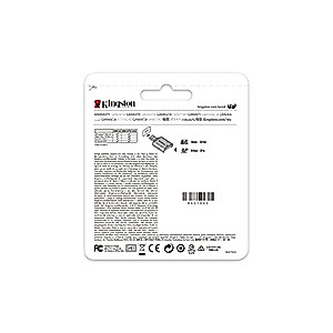 Kingston 128G SDXC Canvas React Plus 300MB/s Read UHS-II, C10, U3, V90 Memory-Card (MLPR2/128GB)