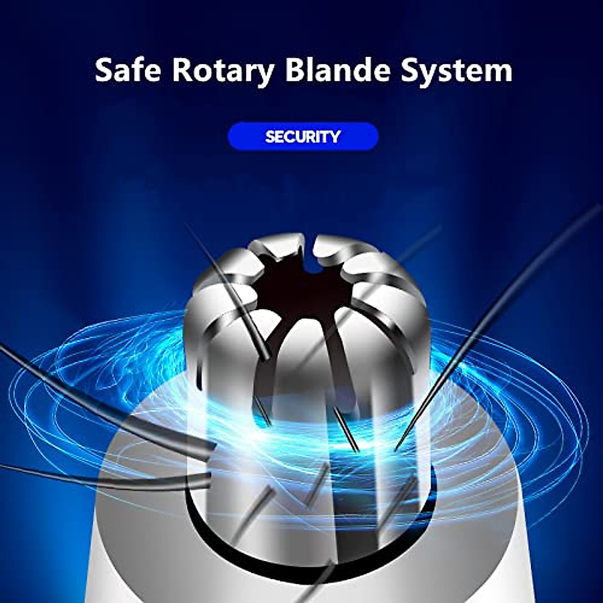 Toexy Beauty Ear and Nose Hair Trimmer Clipper - Painless Eyebrow Facial Hair Trimmer for Men Women, Battery-Operated and Waterproof Cutter Easy Cleaning(Black)