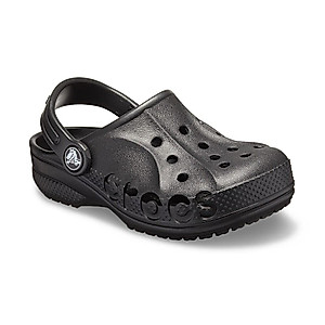 Crocs Baya Clog, Black/Black, 2 US Unisex Little Kid