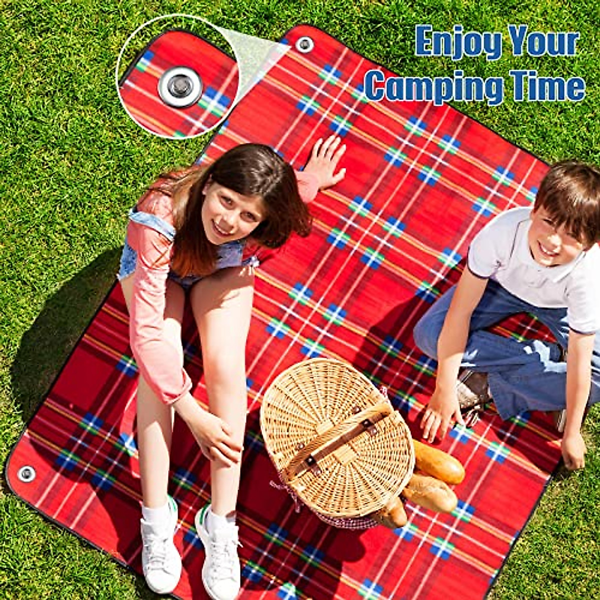 Hotop 8 Sets Patio Rug Stakes Outdoor Furniture Stakes RV Patio Mats Stakes RV Garden Furniture Stakes Outdoor Mats Rugs Holder for Camp Rug Outside Mat Carpet Tent (6 Inches)