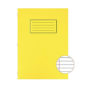 SILVINE A4 EXER BOOK 80PG LINED MARG PUR