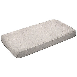 Amazon Basics 100% Cotton Jersey Fitted Baby Crib Sheet, Fits up to 6-Inch Mattress - 28 x 52-Inch, Oatmeal, Solid