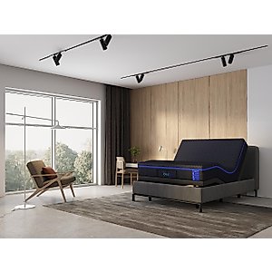 iDealBed AirGel Smart Adapt Foam Hybrid Mattress & Adjustable Bed Sleep System, Cooling Tech, Zero Gravity (Split California King, iG 10" AirGel Memory Foam (Medium Soft) + 4i Custom Adjustable)