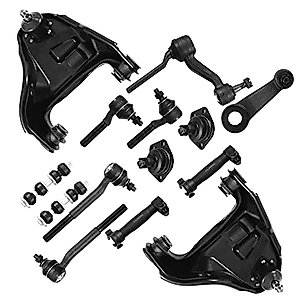 YITAMOTOR Front Steering Suspension Kit Compatible with 1998-2005 Chevrolet Blazer/GMC Jimmy 1998-2004 S10/Sonoma 1998-2000 Isuzu Hombre 1999-2001 Oldsmobile Bravada -4WD/AWD Only