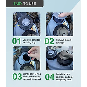 Replacement for Nature2 Duoclear 25 Mineral Cartridge W28000 for All Zodiac DuoClear Fusion Soft Vision Pro Above Ground Ingroud Pool Sanitizers, for up to 35,000 Gallons Pool, W26000, 50001800