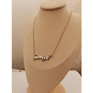 GR859C Kennedy Name Necklaces for Women Dainty Choker Gold Plated Real Stainless Steel Personalized Jewelry