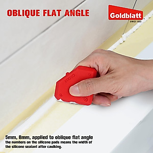 Goldblatt Caulk Remover Tool, Caulking Tool, Silicone Caulking Tool Kit, Grout Removal Tool, Sealant Finishing Tools for Sink Joint Bathroom Kitchen Floor