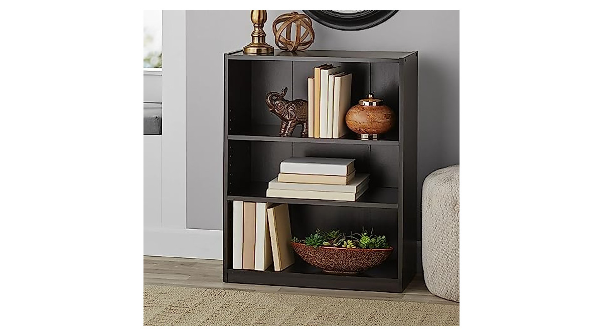 Mainstays 3-Shelf Bookcase - Stylish Storage Solution
