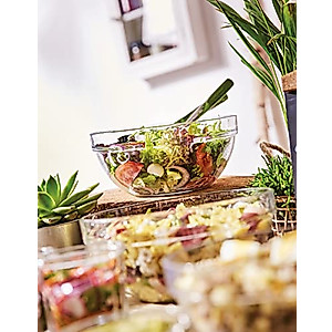 Luminarc Stackable Bowl 10-Piece Set, Glass, 1, Clear