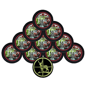 DC Crafts Nation Skin Can Cover Deer with 10 Cans Jake's Mint Chew Raspberry Lime Rickey Pouches