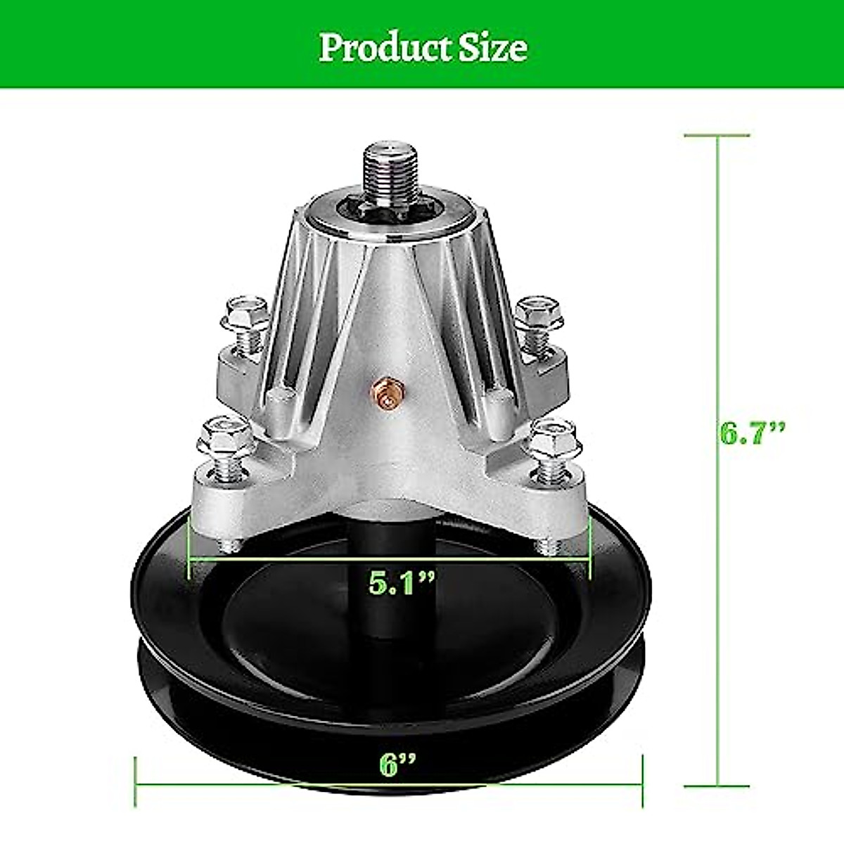 918-04822B Spindle Assembly Fit for 42" Lawn Mower, Deck Spindle for Cub-Cadet LTX1040 Craftsman LT2000 Troy Bilt Pony Bronco Deck Tractor Riding Mowers, Replace 918-04822A 618-04822