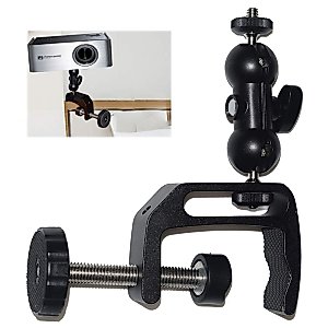 2-Be-Best Mini Projector Mount, Articulating Clamp Mount, 360 Flexible, Compatible with Projector, Camera, LED Light, 1 Year Warranty