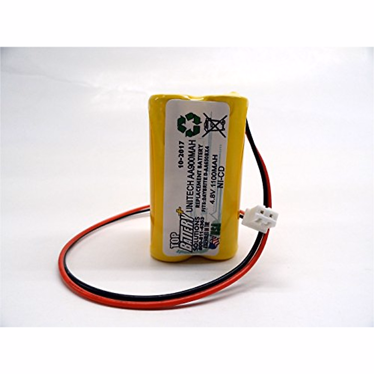 3pc Unitech Ni-CD AA900mAh 4.8V Replacement Battery