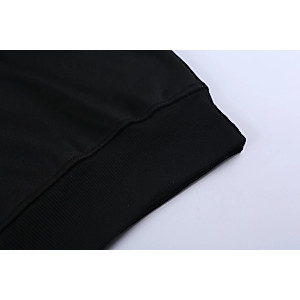 Kpop Pullover Sweater Jungkook Suga Jin J-Hope Long Sleeves Sweatshirt Coat Black