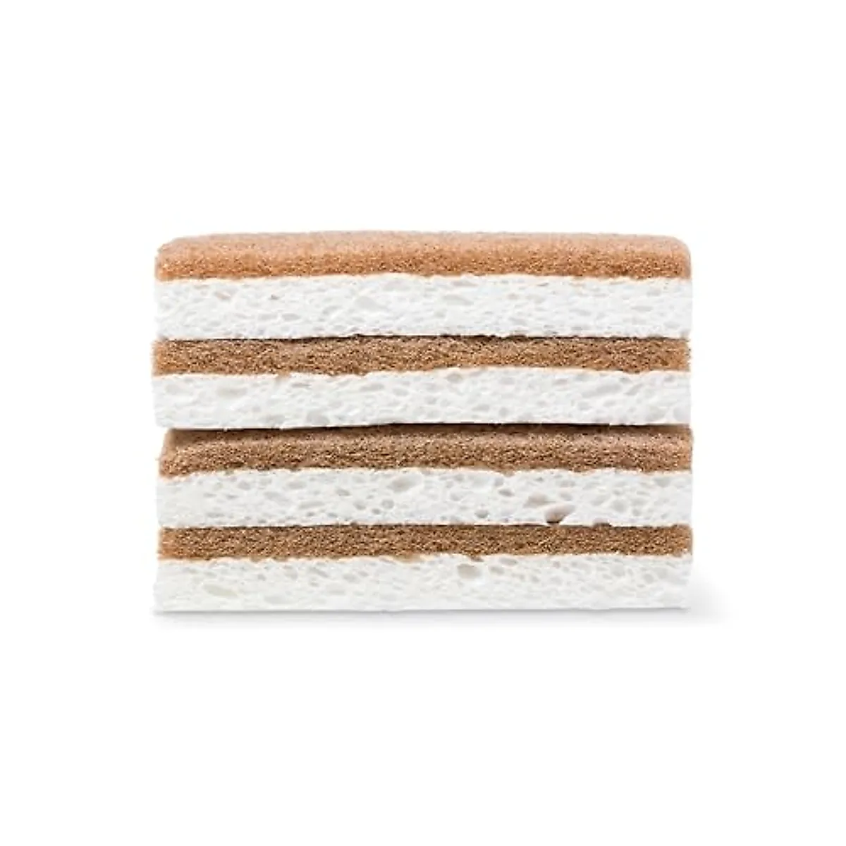 Full Circle in a Nutshell Walnut Shell Non-Scratch Scrubber Sponge, Pack of 3