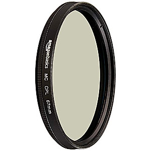 Amazon Basics Circular Polarizer Camera Lens Filter - 67 mm
