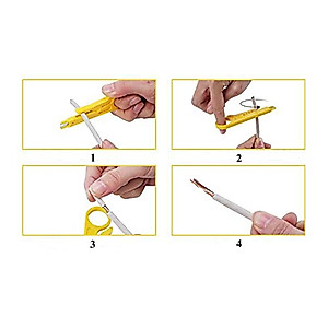 Gaobige rj45 Crimp Tool Kit, Cat5 Cat5e Crimping Tool with 100pcs rj45 Cat5 Connectors, 20pcs rj45 Cat5 Cat6 Connector Covers, Cable Tester, Network Wire Stripper