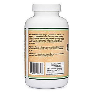 Astragalus Root Capsules - 1,000mg Per Serving (300 Capsules, Bulk Supply) High in Polysaccharides, Manufactured and Tested in The USA for Healthy Aging, Overall, and Immune Support by Double Wood