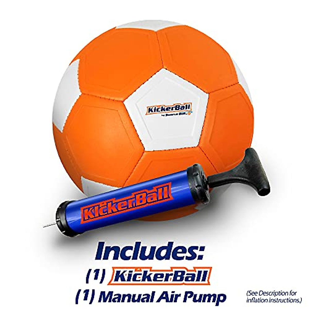 Kickerball Swerve and Curve Size 4 Soccer Ball, Soccer Training Ball with Special Panels to Play Like A Pro, Outdoor and Indoor Soccer Ball, Fun Soccer Ball for Kids and Adults