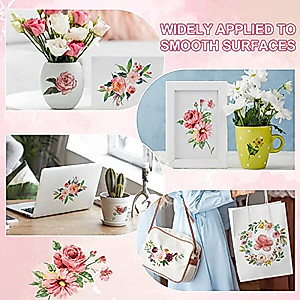 3 Sheets Rub on Transfers for Furniture, Farmhouse Rub on Transfers for Crafts, Furniture Rub on Transfer Stickers for Wood Home Decor Transfers,13.78 * 6.89inches