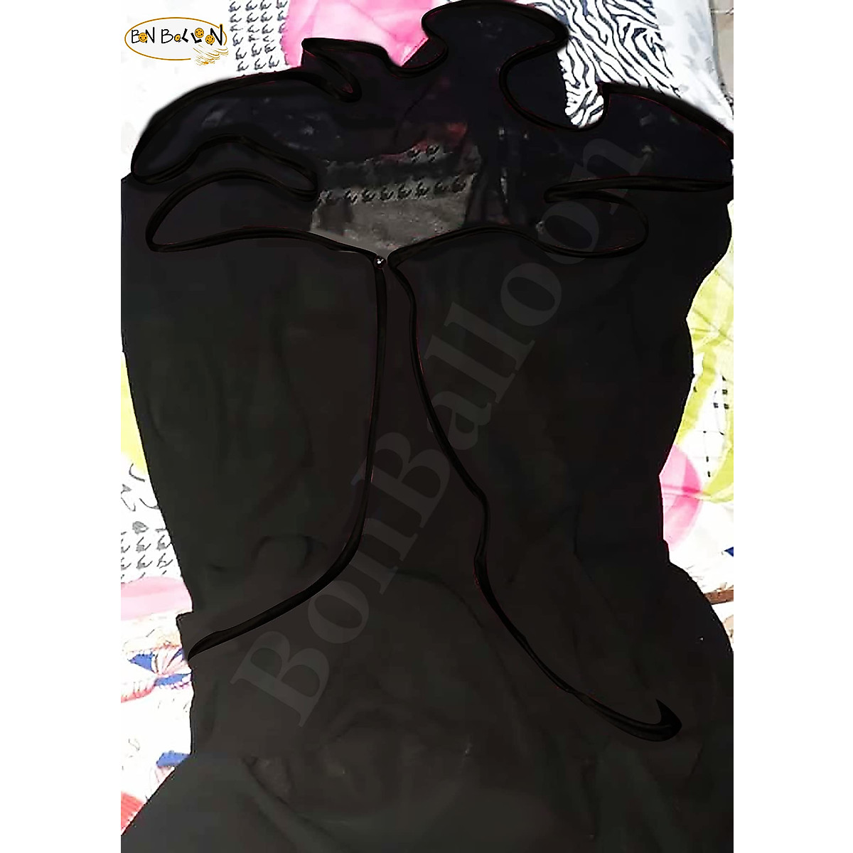 Chiffon Saudi First Class Quality Long Saudi Niqab burqa Hijab Face cover Veil Islam Islamic Jilbab (Black x Black Satin)