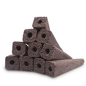 50 Pack Grow Sponges, Plant Seeding Starters Sponges Hydroponics Supplies, Plant Growing Plugs Sponges Seeding Pods for Planting, Hydroponics Pods for Hydroponic Indoor Garden(Brown)