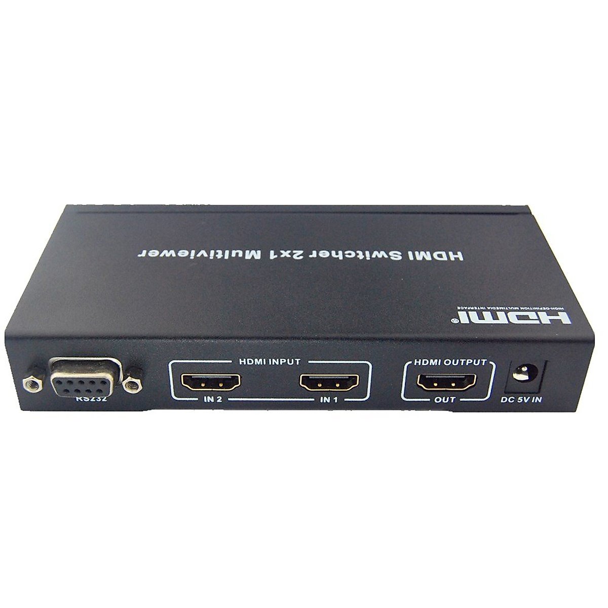 HUIERAV HDMI 2x1 Multi-Viewer Seamless Switch with PIP Function| Support Scaler UP&Down HDMI 1.3a Full HD 1080P | 4 Picture Mode | RS232 and Remote Control